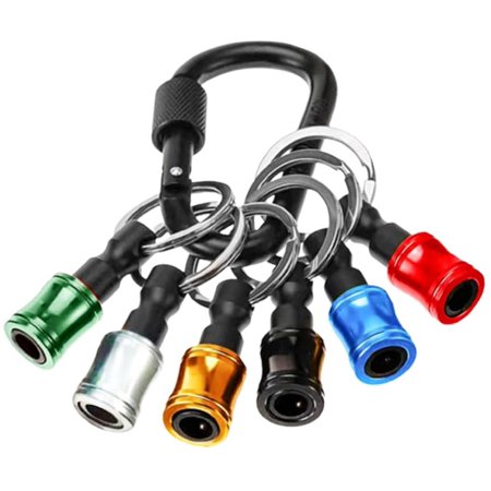 HUSERYT 6 Pieces Hex Shank Screwdriver Bit Holder 1/4 Inch Adapter ...