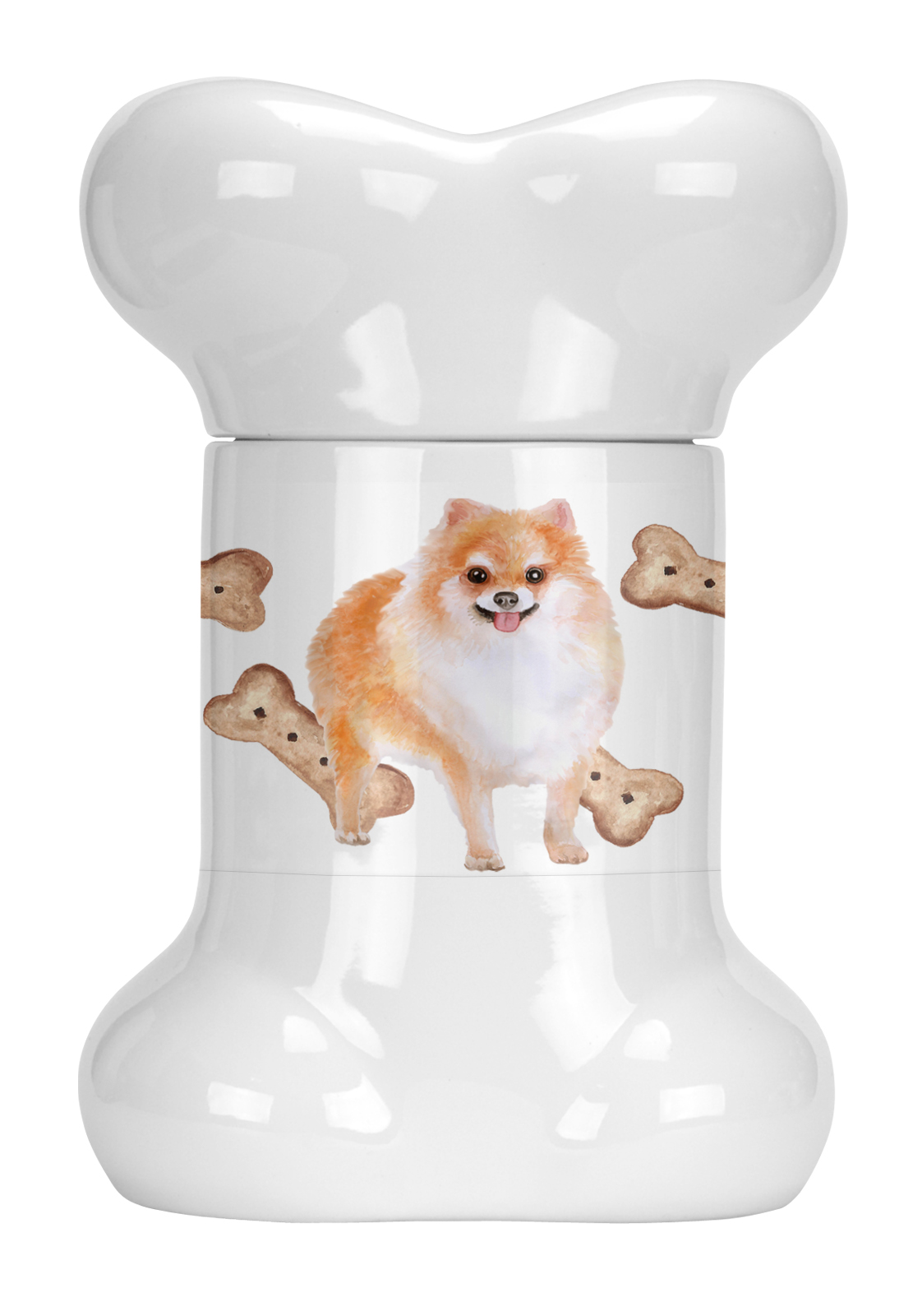 Pomeranian #2 Bone Shaped Treat Jar - Walmart.com