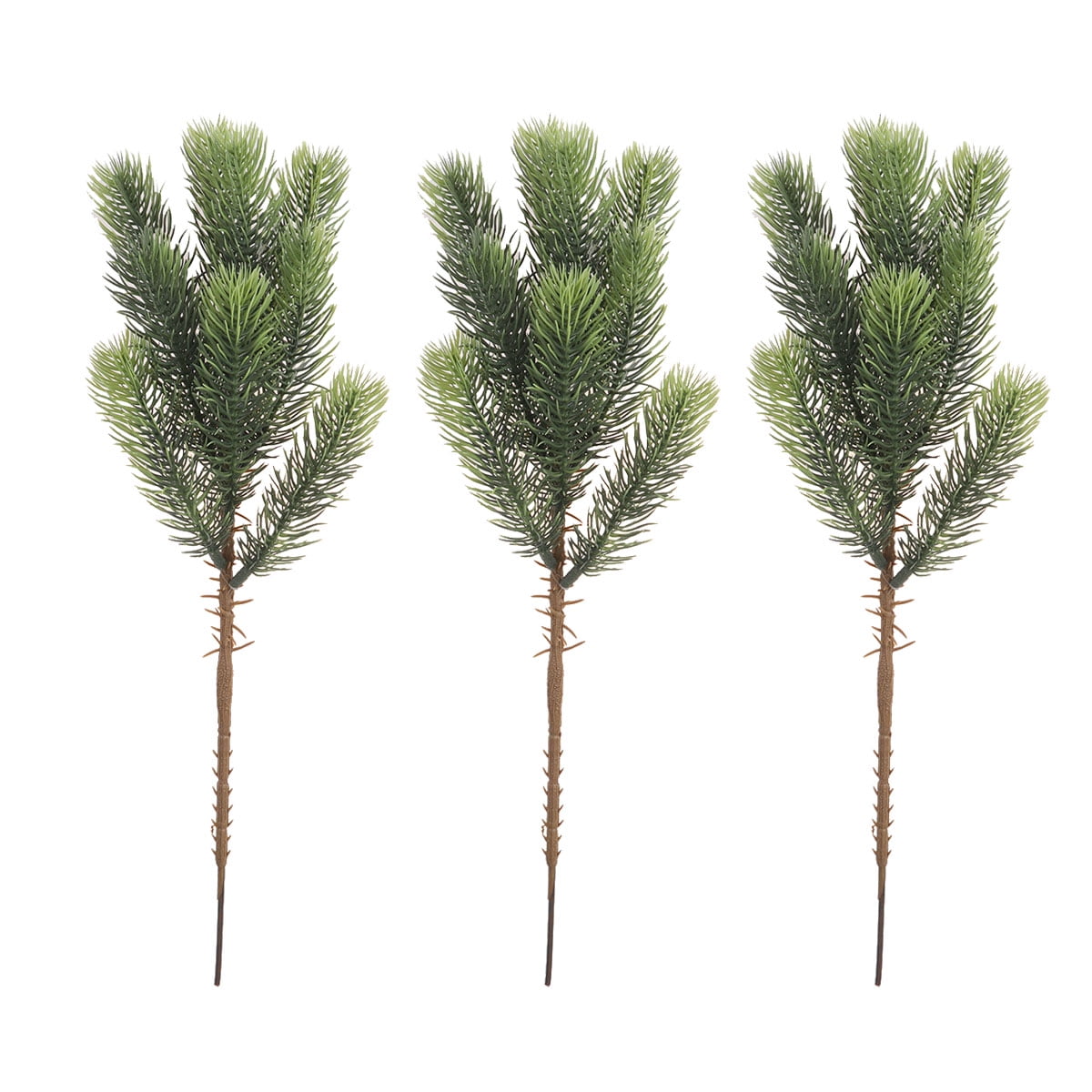 Christmas Picks Pine Tree Artificial Wreaths Trees Decor Stems Sprays ...