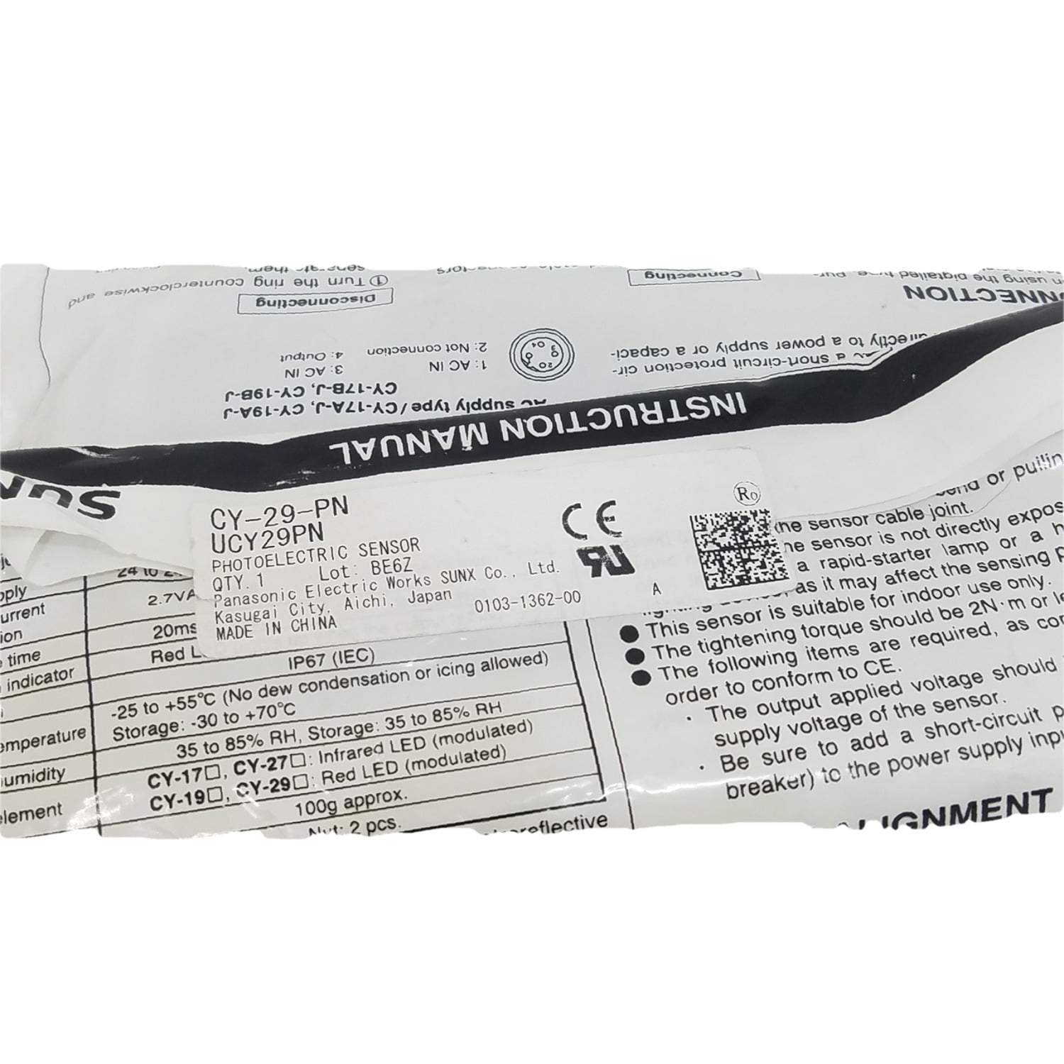 CY-29-PN Sensor Photo 1.5M 10-30VDC PNP - Walmart.com