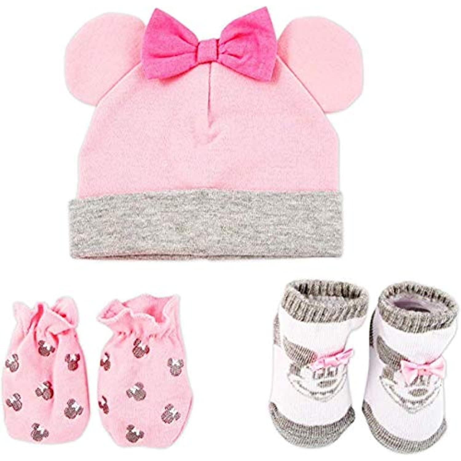 Disney Ankle Printed Embroidered Stretchy Socks Infant 3 Pack - Walmart.com