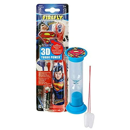 Super Hero Inspired 3pc Bright Smile Oral Hygiene Set! Superman Turbo ...