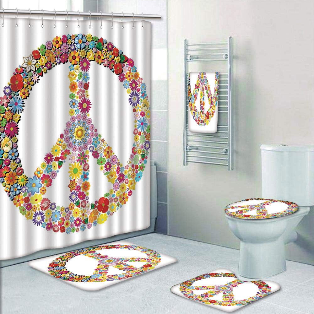 Peace Sign Bathroom