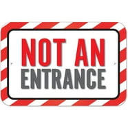 Entrance Around Corner Sign - Walmart.com