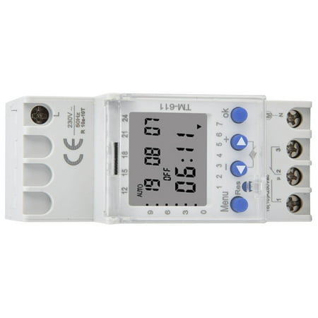 ESTINK Guide Rail Time Switch,Time Control Switch Intelligent Power ...