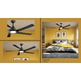 56" Minka Aire Transonic Brushed Nickel LED Ceiling Fan with Remote - Walmart.com