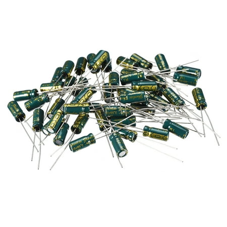 Aluminum Radial Electrolytic Capacitor Low ESR 47uF 25V 5x11mm 50pcs ...