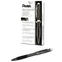 Pentel Twist-Erase GT, 0.5mm, Mechanical Pencil Transparent Black ...
