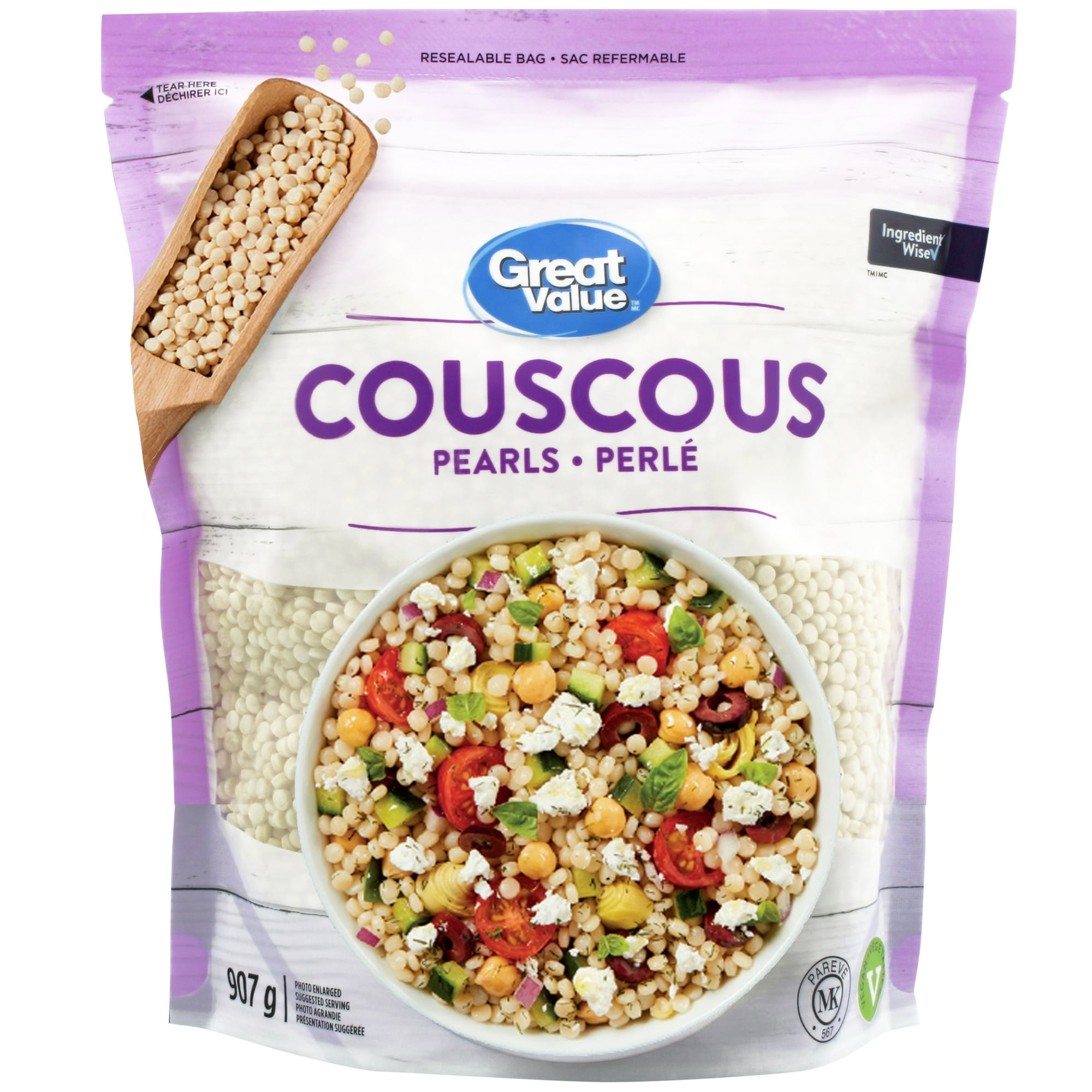 Click here for Great Value Couscous Pearls prices