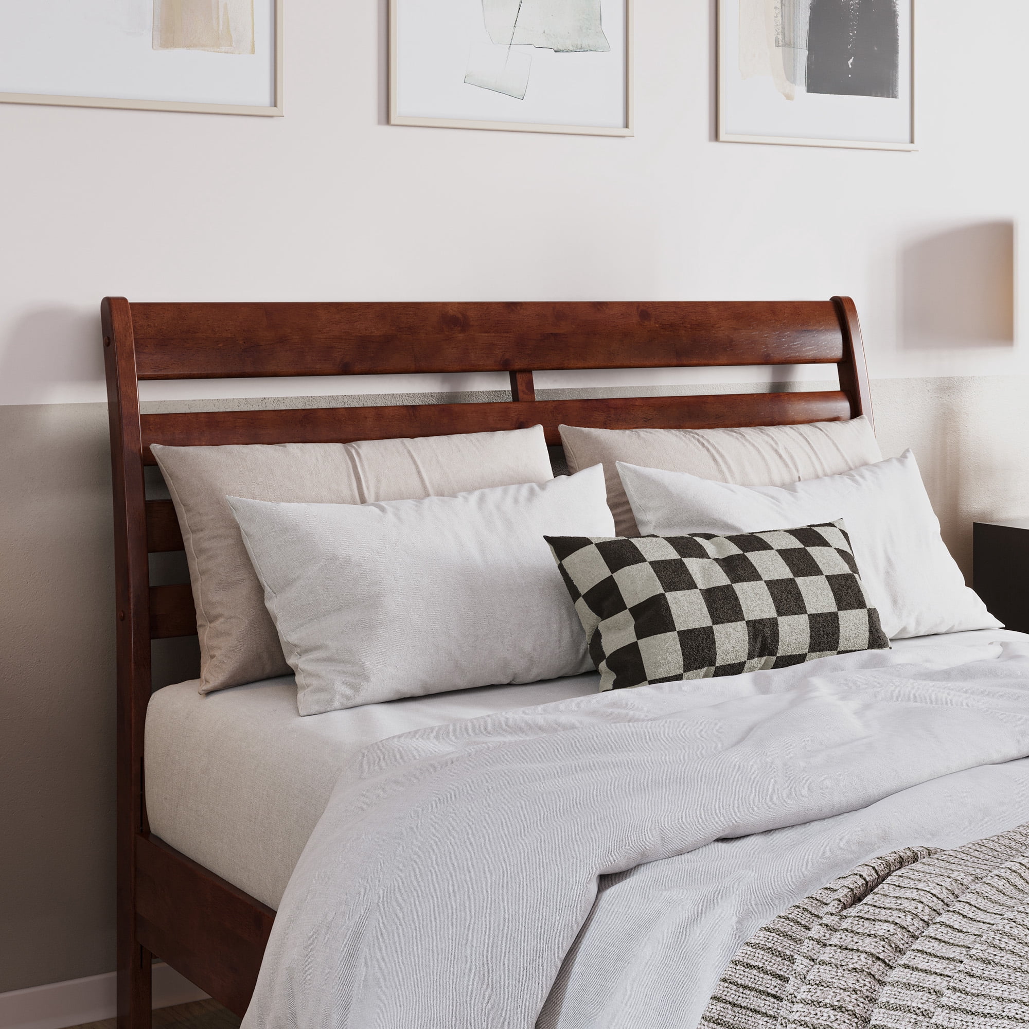 Click here for Afi Savannah Full Wood Headboard In Walnut prices