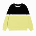 CAUYDY Girls Oversized Crewneck Colorblock Sweatshirts Kids Fashion ...