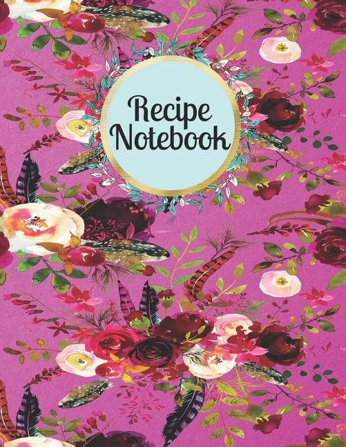 Recipe Notebook: Blank Cookbook for 120 Recipes - Walmart.com