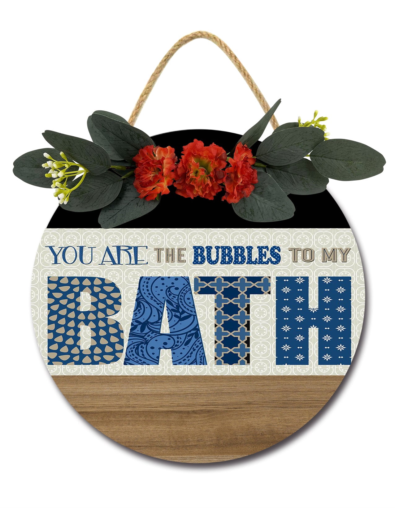 Eveokoki Bath Bubbles Signs for Bathroom Decor- Modern Farmhouse ...