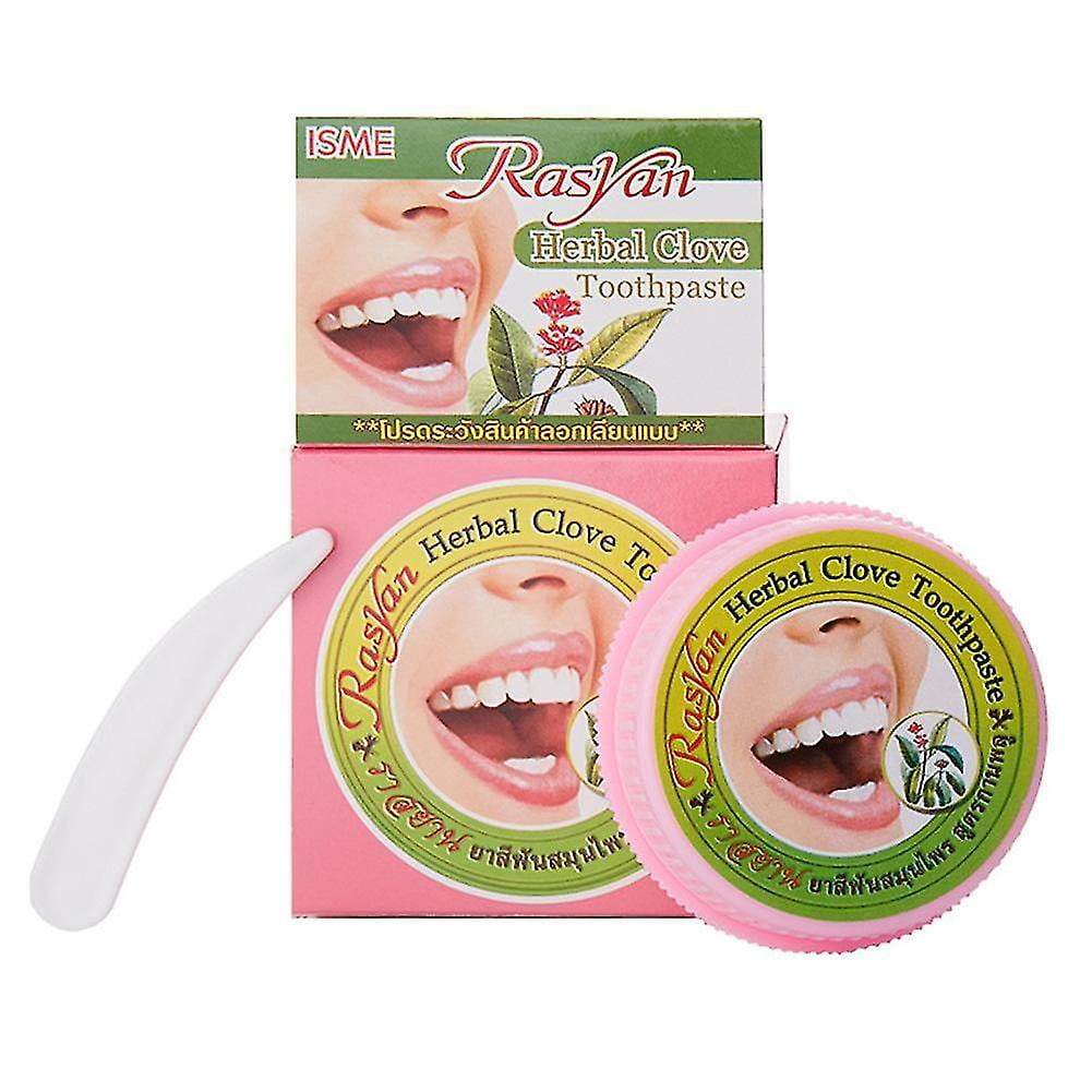 25g ISME Rasyan Herbal Clove Toothpaste Teeth Whitening Antibacterial ...