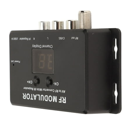 RF Modulator, PAL NTSC AV To RF Convertor USB Port 21 Channel For DVD ...