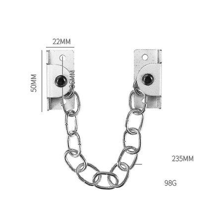 Stainless Steel Window Lock, Child Safety Chain, Guard Lock Anti-theft ...