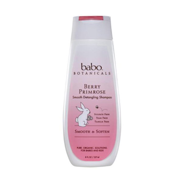 Babo Botanicals Smooth Detangling Shampoo - Berry Primrose - 8 fl oz ...