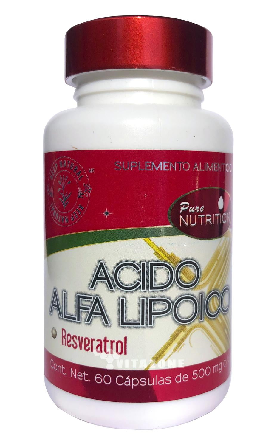Ácido Alfa Lipoico 500 Mg 60 Cápsulas Keep Natural. KEEP NATURAL ...