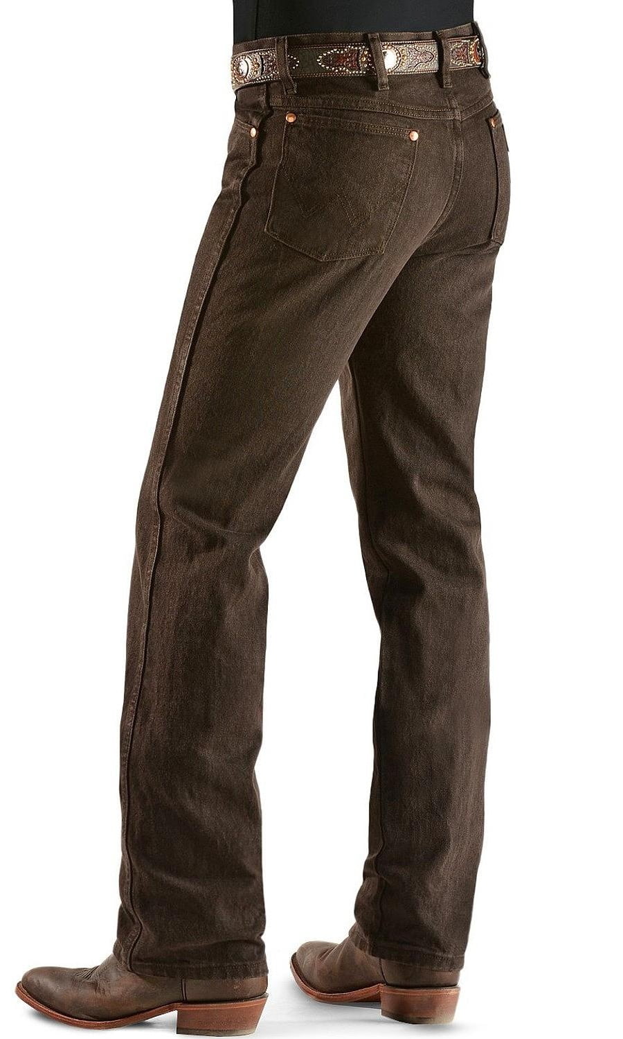 Wrangler Men's Cowboy cut Slim Fit Western Jean,trail dust,33x36 ...