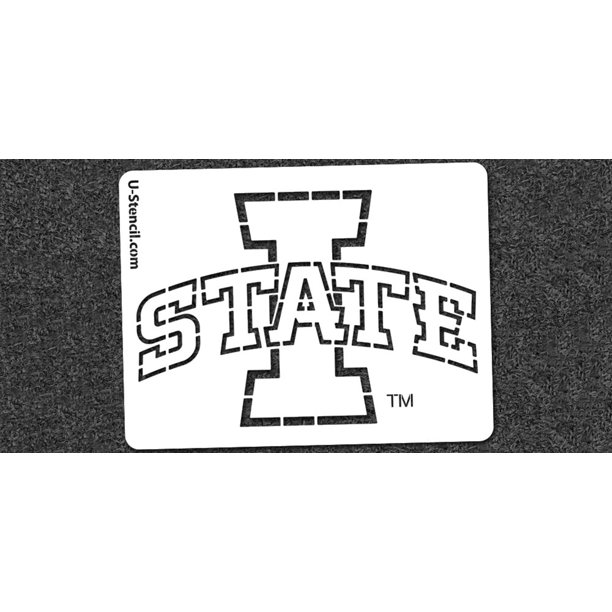 NCAA Iowa State Cyclones Collegiate 'I STATE' Mini Stencil Kit ...