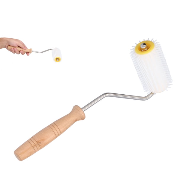 Honey Roller, Beekeeping Tool Wooden Handle Plastic Roller Uncapping ...