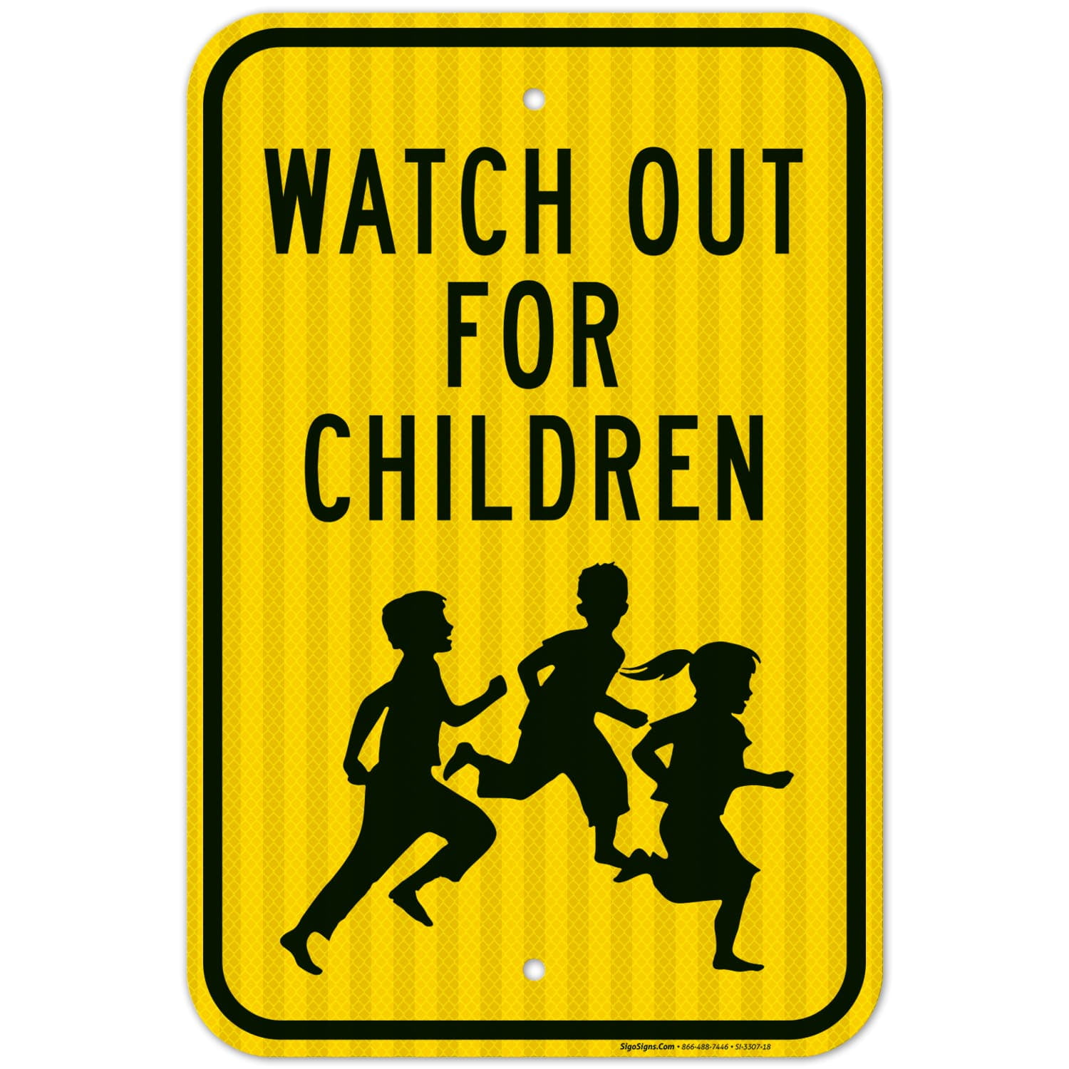 Watch Out For Children Sign, Traffic Sign, - Walmart.com