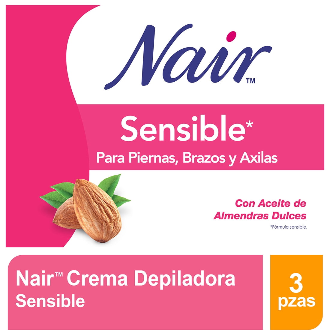 Crema Depiladora Nair Piel Sensible 150ml 3 piezas | Walmart en línea
