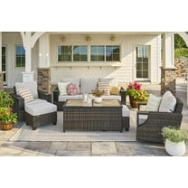 Better Homes And Gardens River Oaks 5 Piece Wicker Conversation Set