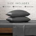 Queen Satin Sheets Set 4 Pcs Silky Bedding Set 1800 Microfiber 2