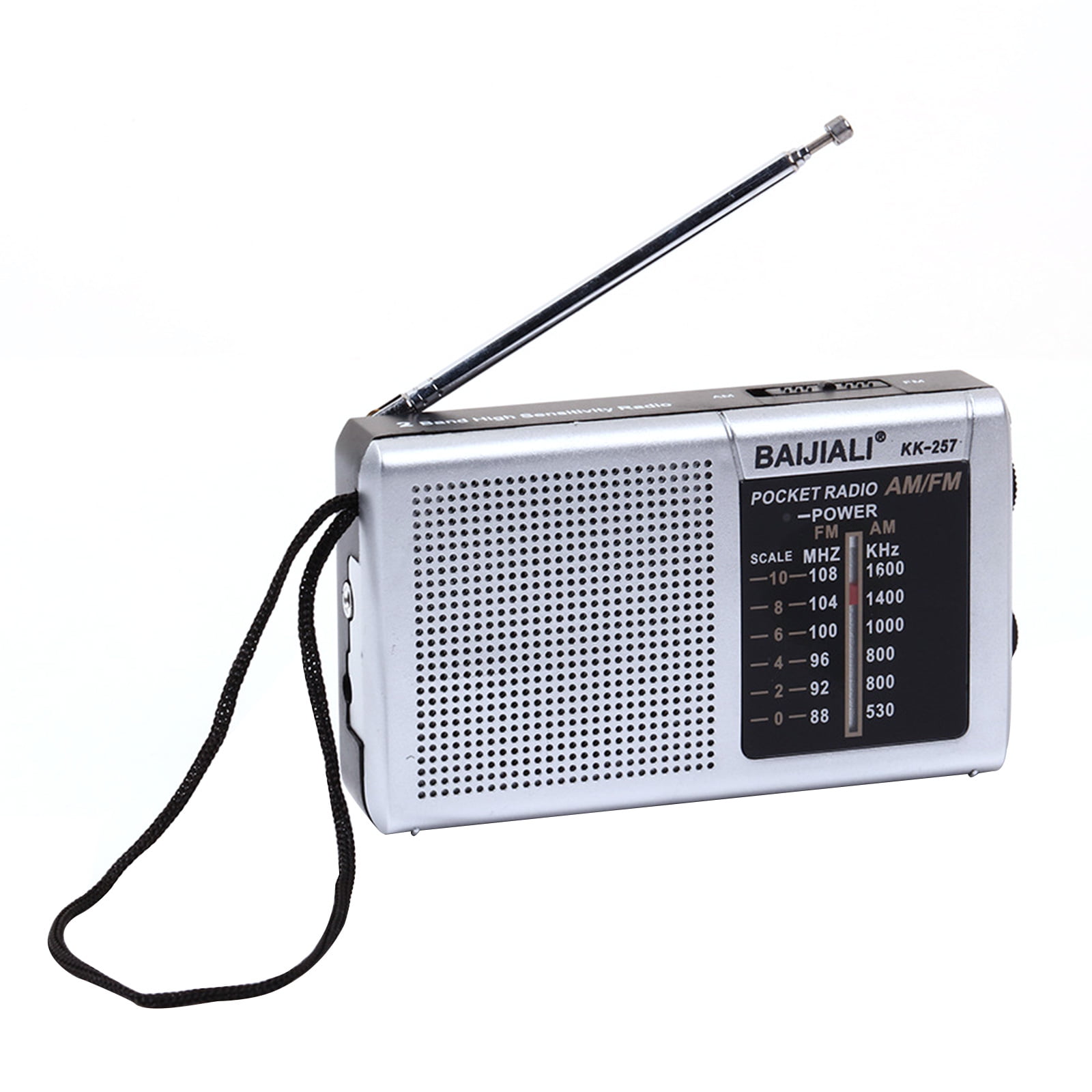 Mini Radio AM/FM Radio Emergencia Banda Completa Con Pilas AA (KK257 ...