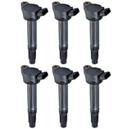 Set of 4 ISA Ignition Coils and 4 Autolite Spark Plugs Compatible with ...