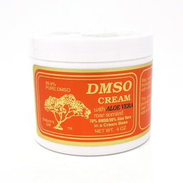 DMSO Natural Derived Rose Scented Cream - 4 Ounces - Walmart.com