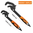 Adjustable Pipe Pliers With Teeth, Vise Tool For Plumbing Auto Repair ...