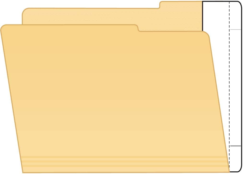 Tabbies Extenda-Folder Strips, Convert Top Tab Cut Folders into end tab ...