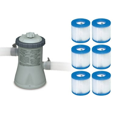 Intex Krystal Clear 2500 GPH Filter Cartridge Pump with Timer for ...