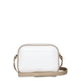 Time and Tru Women's Dorian Camera Crossbody Handbag, Bleached Linen ...