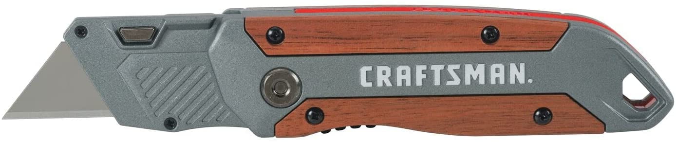 CRAFTSMAN CMHT10584 WOOD HANDLE FOLDING UTILITY KNIFE - Walmart.com