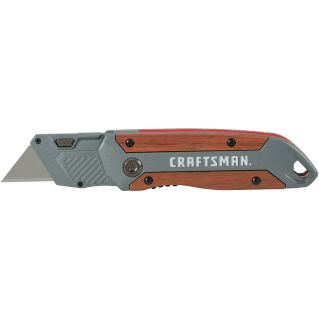CRAFTSMAN CMHT10584 WOOD HANDLE FOLDING UTILITY KNIFE - Walmart.com