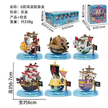 Tide Play Blind Box Animation Two-dimensional Pirate King Pirate Ship ...