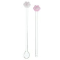 MLINS Glass Stirring Rod Cocktail Reusable Drink Stirrers Beverages ...