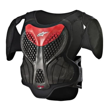 WOW MOTORCYCLE MOTOCROSS BIKE GUARD PROTECTOR ADULT BODY ARMOR A1 BLACK ...