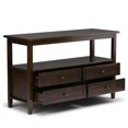 Simpli Home Warm Shaker Console Sofa Table - Walmart.com