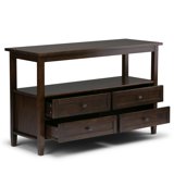 Simpli Home Warm Shaker Console Sofa Table - Walmart.com