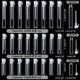 150 Sets 3 Styles Clear Glass Bottles with Plastic Dropping Rod ...