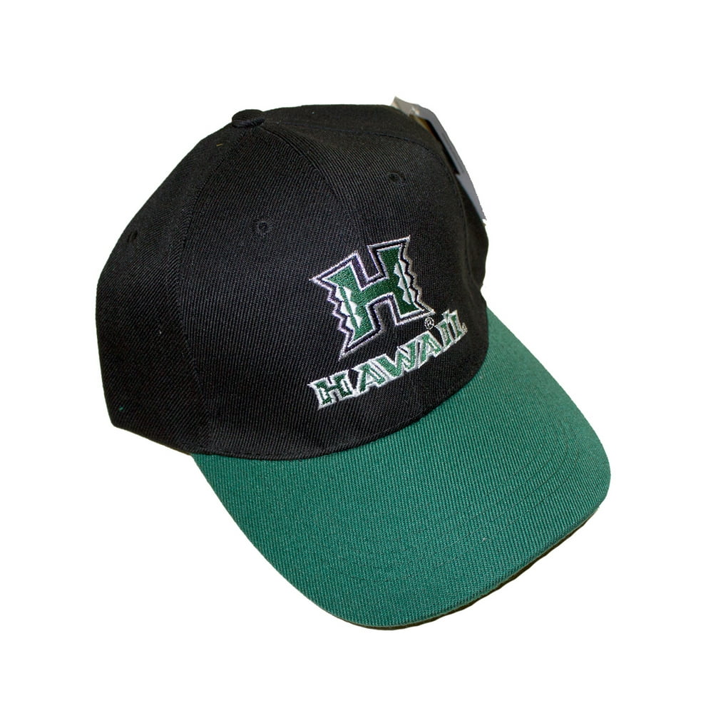University of Hawaii New Season Warriors Hats, Green Bill Black Cap ...