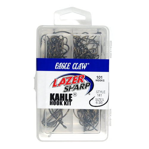 Eagle Claw ECKHLA3 Kahle Hook Assortment, Bronze, Assorted Sizes - Walmart.com