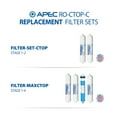 APEC RO-CTOP-C Portable Countertop Reverse Osmosis Water Filter System With Case, Installation ...