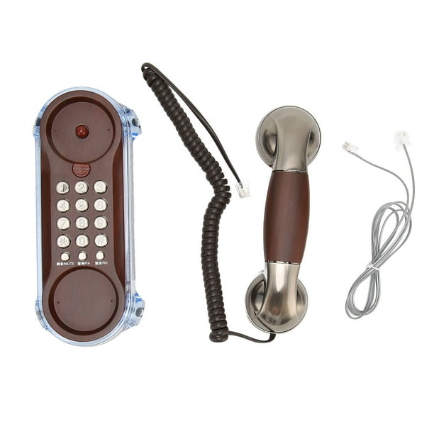 Retro Landline Phone, Blue Incoming Flash Landline Phone For Office For ...