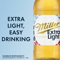 Miller Extra Light American Beer, 24 Pack, 12 fl oz Aluminum Cans, 2.8% ...