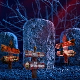 Prextex Scary Yard Signs Halloween Decorations, 3 Pack - Walmart.com